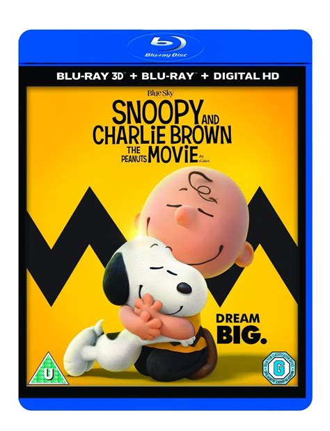 Snoopy And Charlie Brown The Peanuts Movie Blu Ray 3d