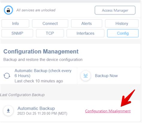 Network Configuration Management Domotz Help Center