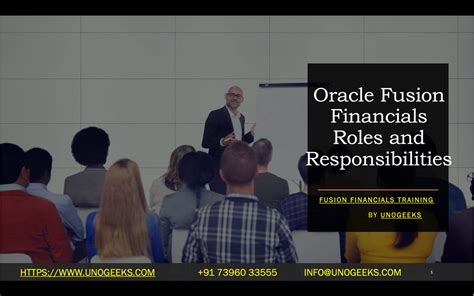 Oracle Fusion Financials Roles And Responsibilities