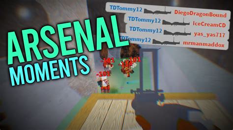 Insane Arsenal Moments Roblox Youtube