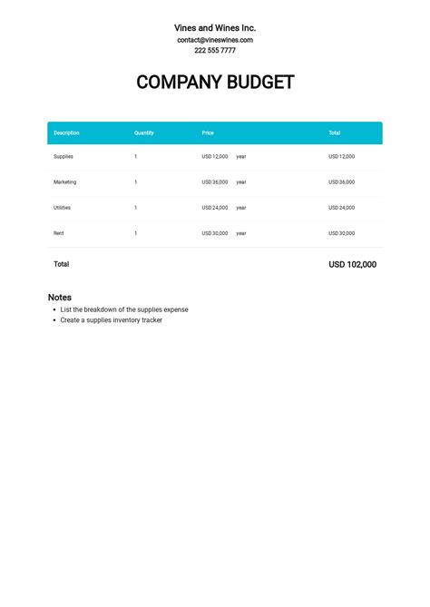 Free HR Budget Excel Templates Download Template Net