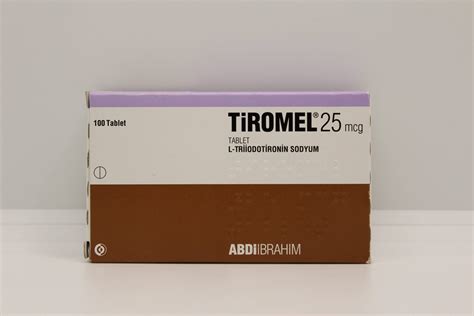 Tiromel T3 (Liothyronine Sodium) - 25mcg x (100 Tablets) - Mega Muscle UK