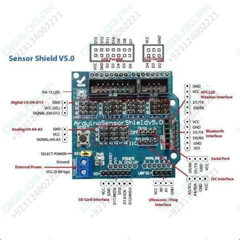 Arduino Sensor Shield V5 Expansion Board For Arduino Digilog Pk