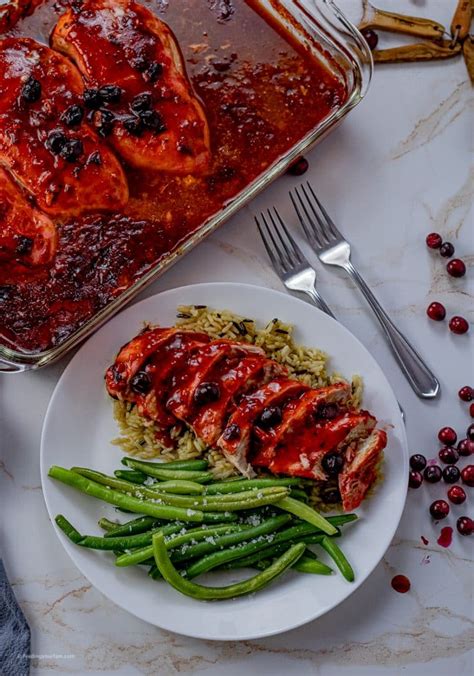 Oven Baked Cranberry Chicken Feeding Your Fam