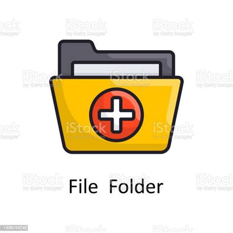 Vektor File Ilustrasi Desain Ikon Garis Besar Terisi Simbol Medis Pada