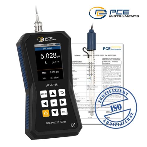 Pce Ph 228lab Gen Ica Portatif Ph Metre 2… 20 Ph Cam Elektrot Ile Glp