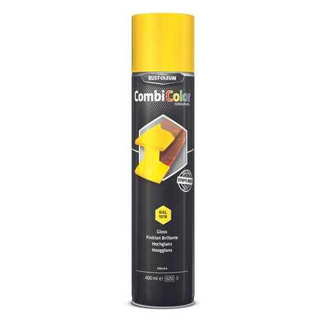 Rust Oleum 7300 Combicolor Aerosols Light Yellow 400ml Andrews Aerosols