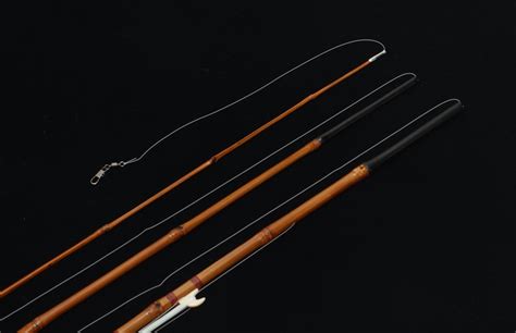 清光作 中通しはぜ竿 総布袋竹 印籠3本継 4尺4寸 1 34m の通信販売