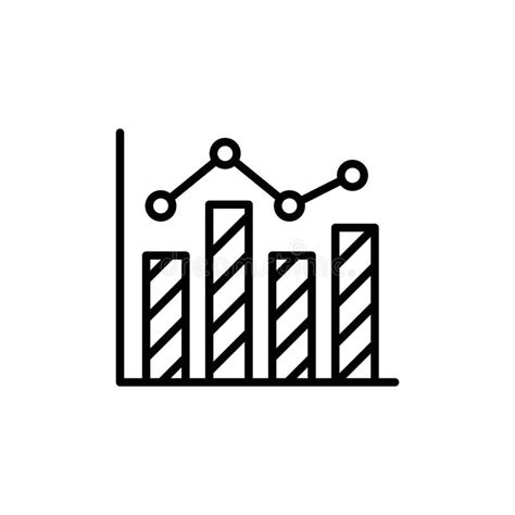 Statistical Chart Icon Ideal For Data Analysis And Reports Stock