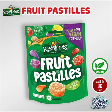 Rowntrees Fruit Pastilles 🇬🇧 114g Vegan Certified Chewy Fruit