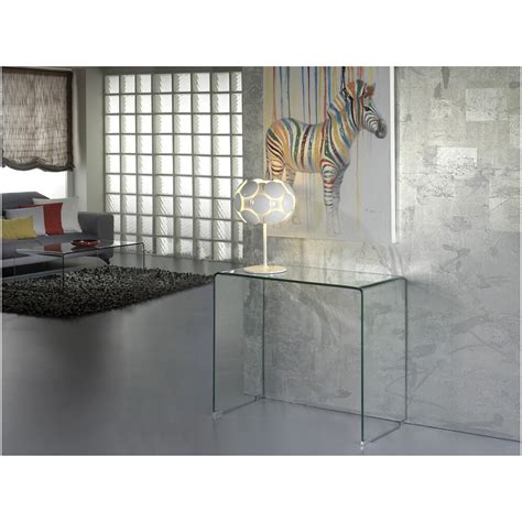Консоль прозрачная стеклянная прямоугольная Glass от Schuller - купить ...