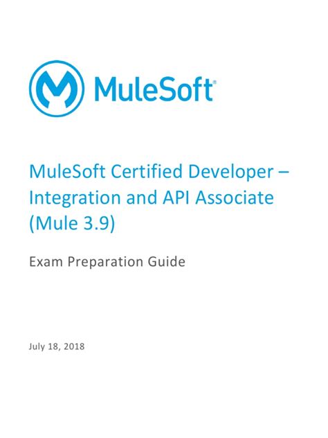 Mulesoft Certified Developer Integration And Api Associate Mule 3 9