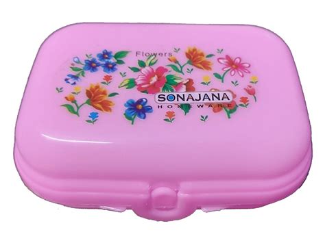 Pink Printed Plastic Soap Dish Size 2x3inch At Rs 8dozen In Kolkata