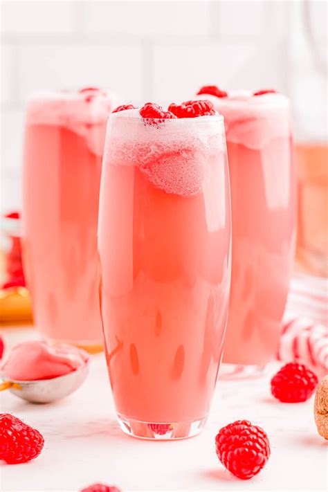 Raspberry Champagne Float Averie Cooks