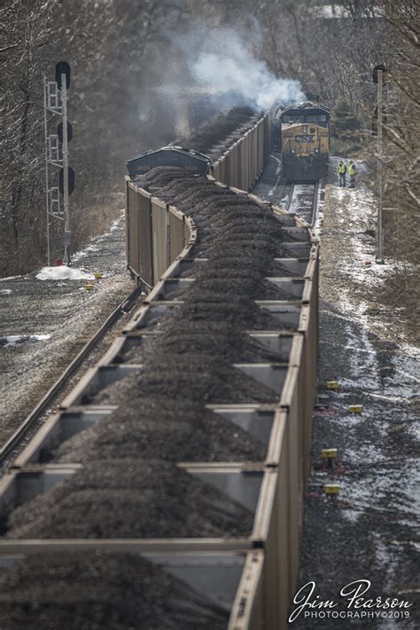 February A Southbound Csx Loaded Coal Train Jim Pearson Photography