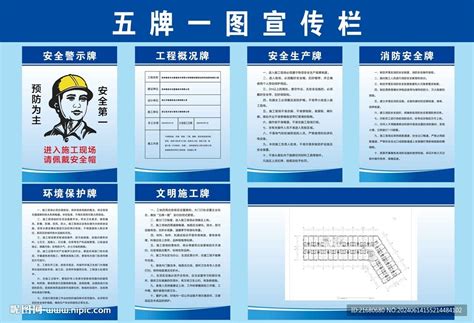 五牌一图宣传栏设计图 海报设计 广告设计 设计图库 昵图网