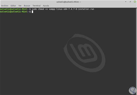 cómo instalar xampp en linux mint 20 solvetic
