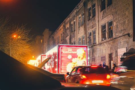 Tbilisi Georgia 28th December 2021 Coca Cola Xmas Festive