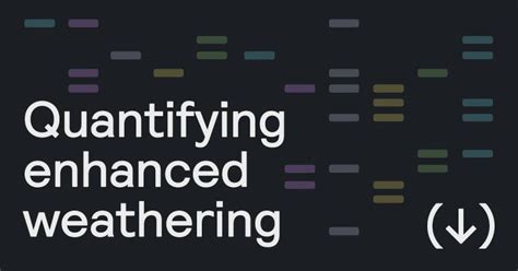 Carbonplan On Linkedin Quantifying Enhanced Weathering Carbonplan