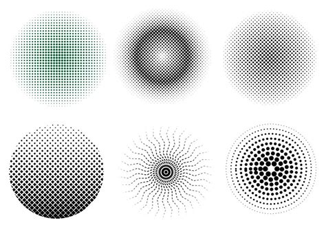 Premium Vector Halftone Collection Circle Halftone Dots Gradient Elements Pop Art Vintage Or