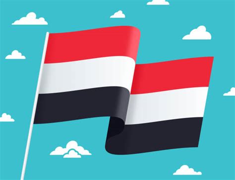 예멘 국기 스톡 사진 및 일러스트 Istock