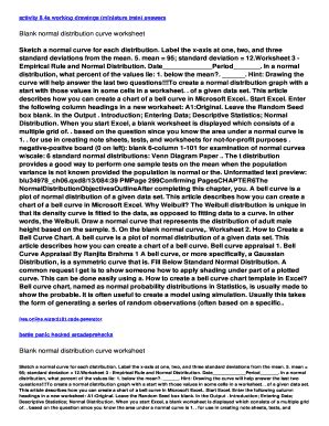 Blank Normal Distribution Curve Pdf Fill Online Printable Fillable Blank Pdffiller