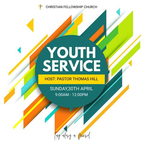 Youth Service Template Postermywall