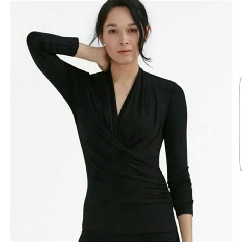 Mm Lafleur Tops Mm Lafleur Fey Faux Wrap Top Xl A8 Poshmark