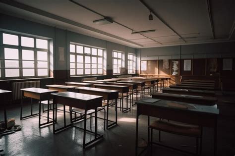Premium Photo Empty Classroom Due To Coronavirus Pandemic