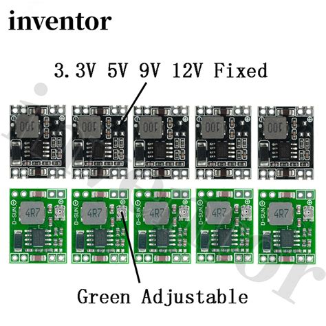 โมดูลพาวเวอร์ซัพพลาย Mp1584en Dc Dc 3a Dc 5v 12v 24v เป็น 5v 3 3v 9v