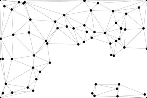 Premium Vector Abstract Polygonal Mesh With Black Nodes And Thin Lines Creating A Minimalist