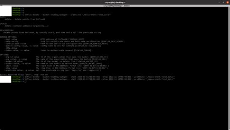Delete Measurement In A Bucket Influxdb 2 Influxdata Community Forums
