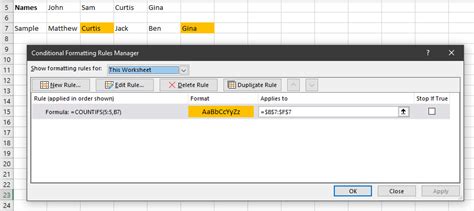 Microsoft Excel How Can I Highlight A Cell With Text Based On If That Text Exists In Cell In A