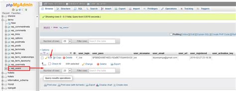Manipulating WordPress Database Via Phpmyadmin Theme4Press