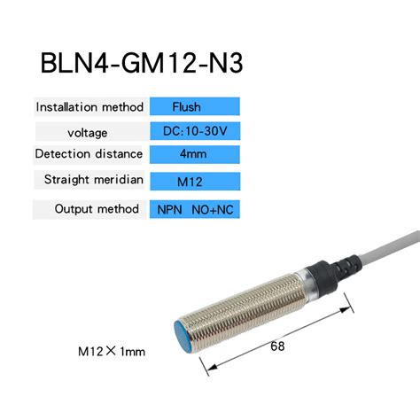 Sn Mm NPN No Nc Flush Type V Proximity Switch Sensor China Proximity Sensor And Proximity