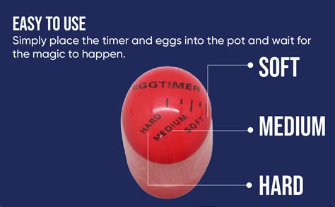 Amazon Gadgetime Usa Egg Timer For Boiling Eggs Pcs Color Changing Indicator For Hard