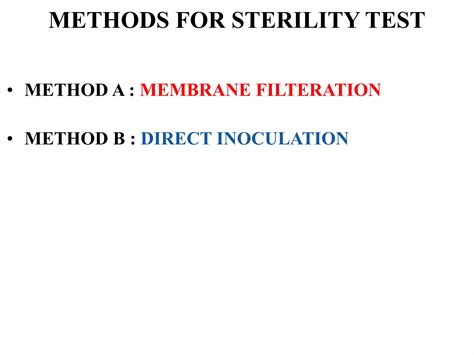 Sterility Testing Of Pharmaceutical Products Ppt