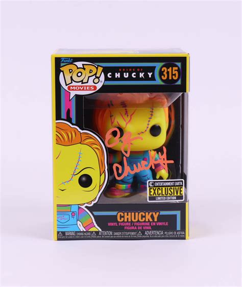 Ed Gale Signed Bride Of Chucky 315 Chucky Funko Pop Vinyl Figure