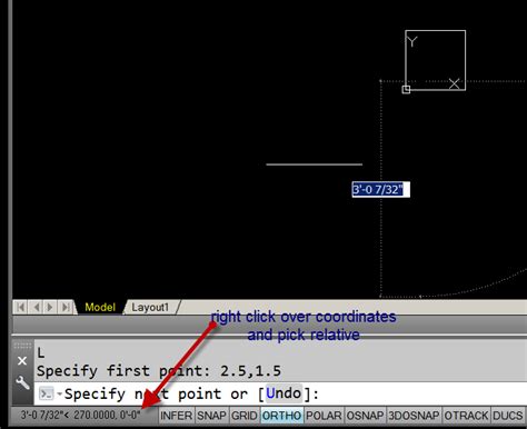 Understanding Coordinates Display Autocad Beginners Area Autocad