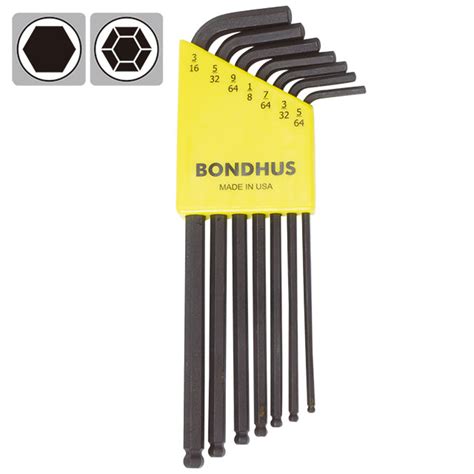 【bondhus】7pcs 564 316球型六角扳手 英制 10945 Pchome 24h購物