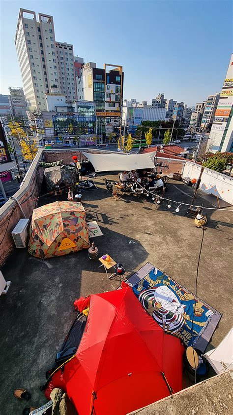 할로윈 도심 루프탑 캠핑 누구 지인중 옥상 있으면 이렇게 놀아보세요 네이버 블로그
