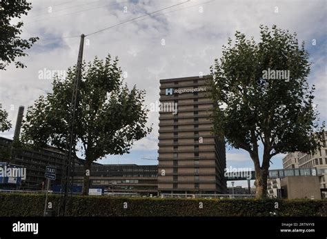 Copenhagen Denmark 13 September 2023 Denamrk S National Hospitral Thje Rigshospitalet Building