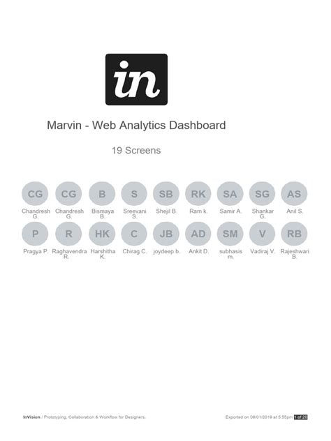 Marvin Web Analytics Dashboard 16203570 Pdf Information