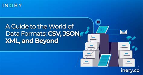 inery dlt blog a guide to the world of data formats csv json xml and beyond