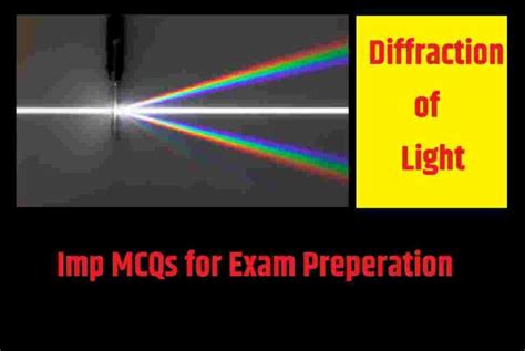 Diffraction Of Light Mcqs Type Questions With Answer For Isc Class 12 Physics Icsehelp