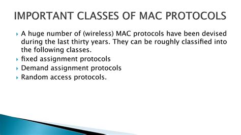 Mac Protocols Pptx