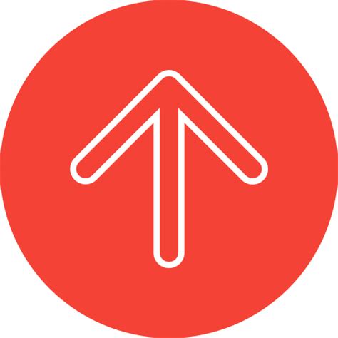 up arrow generic flat icon
