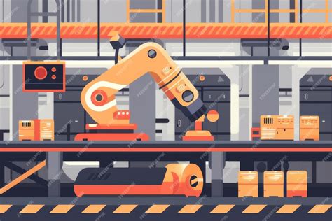 Premium Photo Robotic Arm In A Modern Factory Automating Production Processes With Advanced