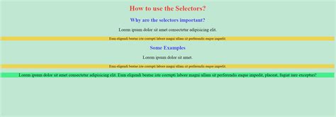 Which Selectors To Use Id Or Class