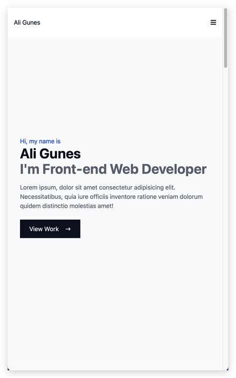 Github Aligunesvsimple Portfolio Template Simple Portfolio Template